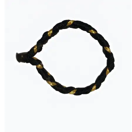 Kaal Bhairav Wrist Threads – Black Golden (4 Pieces) - Puja Articles ...